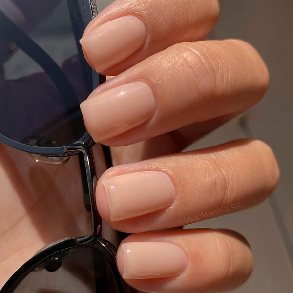 Носимый женский маникюр простые однотонные маникюрные ногти средней прямоугольной формы 24