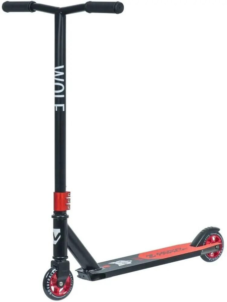Самокат Трюковой Novatrack Wolf красный (100A.WOLF.BRD20), купить c ...