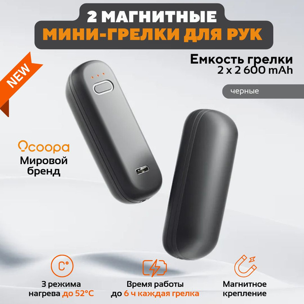 Электрическая грелка для рук Ocoopa UT2s mini - купить с доставкой по ...