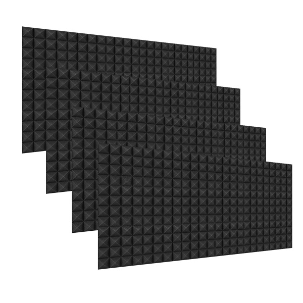 BEIYIN 4 шт Форма пирамиды 120 X 60 X 5CM Акустическая изоляционная ...