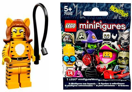 Женщина-тигрица LEGO Collectable Minifigures 71010 Серия 14: ЛЕГО ...