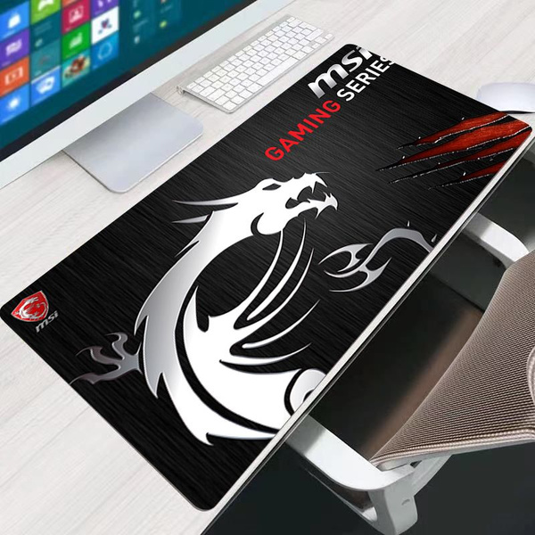 MSI Игровой коврик для мыши 5478, XXL, серый металлик, золотой - купить ...