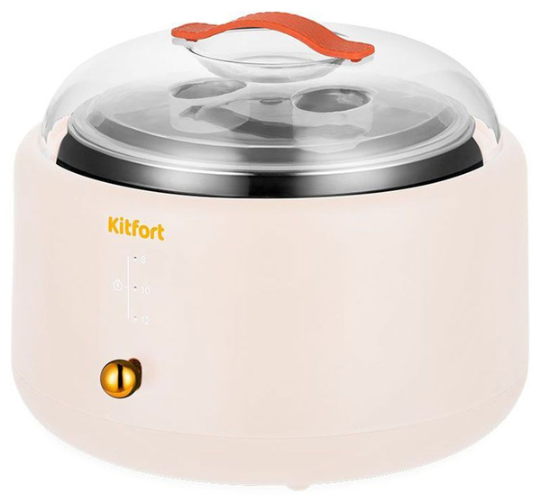 Йогуртница Kitfort КТ-6081-2, розовый - купить по низким ценам в интернет-магазине OZON (1494504677)