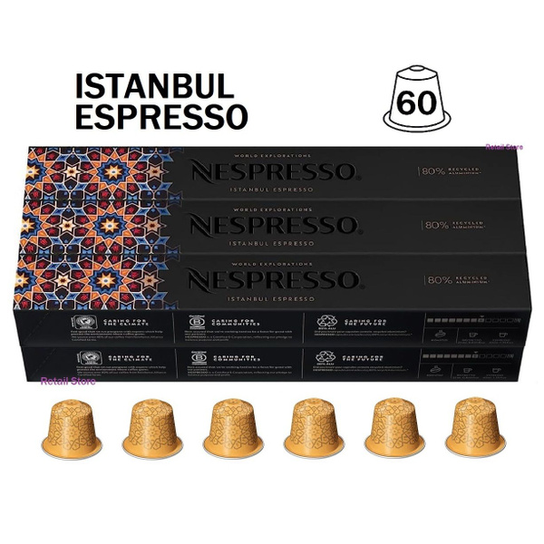 Набор кофе Nespresso Istanbul Espresso, 6 упаковок (60 капсул) - купить ...