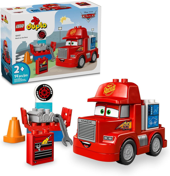 LEGO DUPLO Машинки Диснея и Pixar Мак на гоночном конструкторе 10417 ...