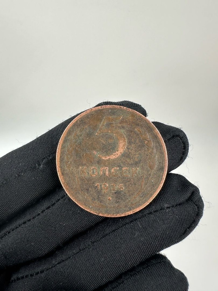 Коллекционная Монета 5 Копеек 1924 Год Медь! СССР! Гладкий Гурт! - купить в интернет-магазине ...