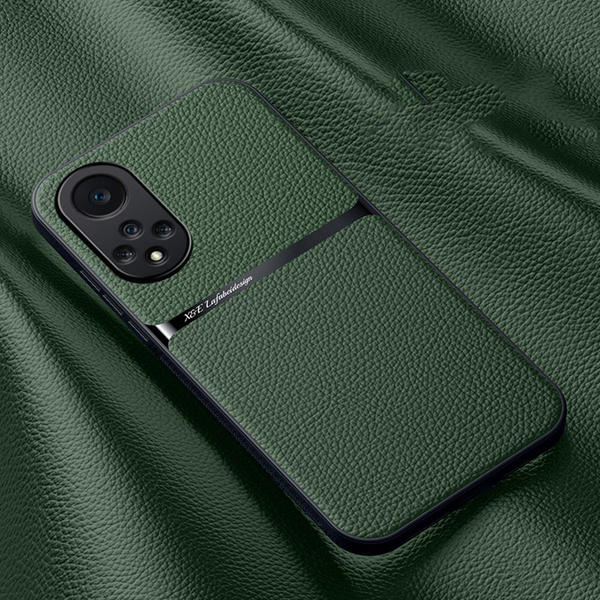 Кожаный чехол для Honor 50 (Хонор 50),Магнитная ударопрочная задняя ...