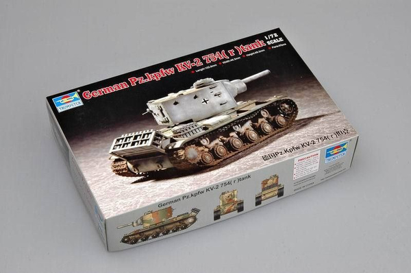 Trumpeter 1/72 07266 Немецкий танк Pz.kpfw KV-2 754( r ) Танки - купить ...