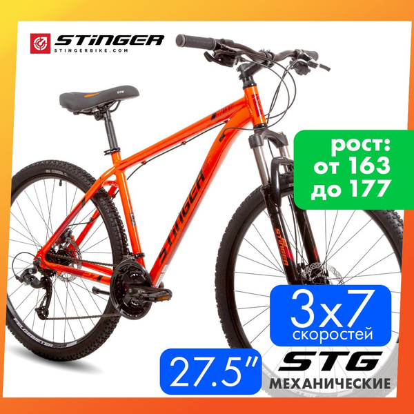 Велосипед Stinger Element Std SE 27.5 (2022) - купить по выгодной цене в интернет-магазине OZON ...