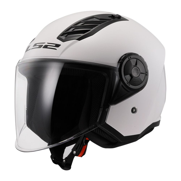 LS2 Мотошлем OF616 Airflow II Solid (белый, White, XL) - купить с ...