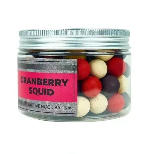 Бойлы тонущие насадочные 20 мм Кальмар / Клюква Mad Carp (Мэд Карп) - Hook Baits Cranberry Squid ...