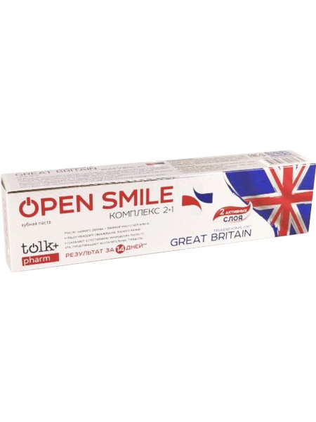 Зубная паста Open Smile Traditions of Great Britain, 100 г - купить с ...