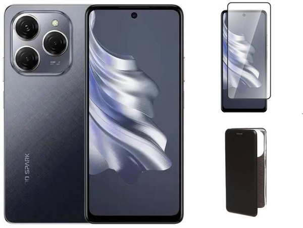 Смартфон Tecno Spark 20 Pro KJ6 Moonlite Black New + комплект ...