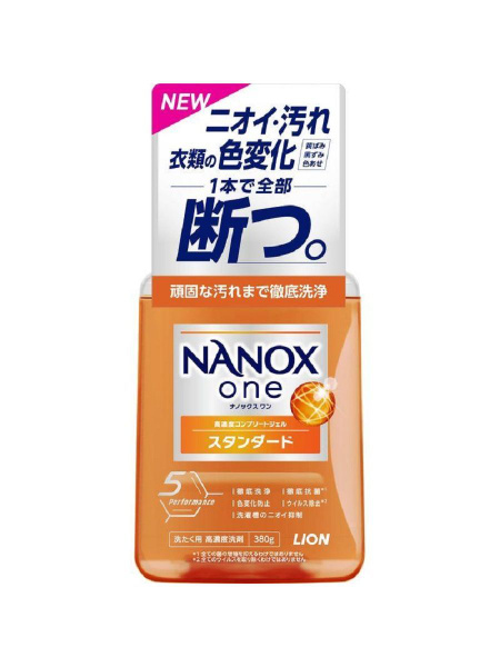 LION NANOX ONE 5в1 Гель для стирки 380мл - купить с доставкой по ...