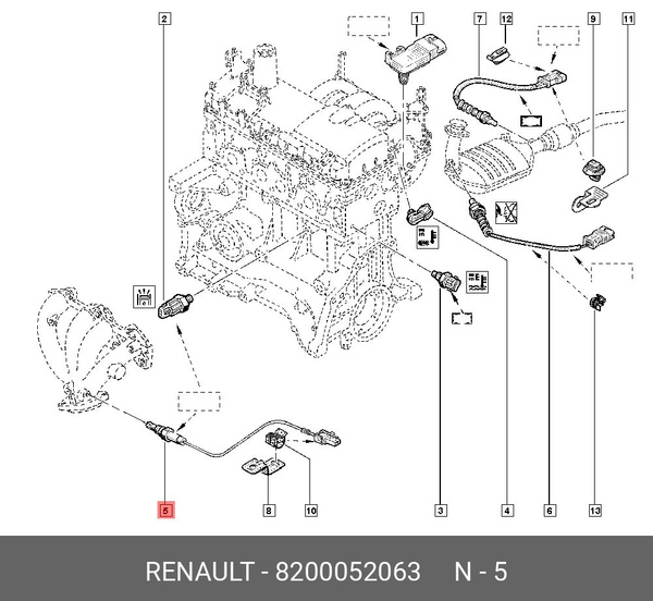Датчик для автомобиля Renault купить по выгодной цене в интернет ...