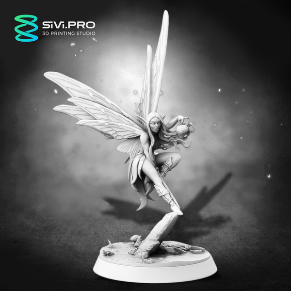 Характеристики Эльфийка, фея пикси с клубникой (fairy pixie strawberry ...