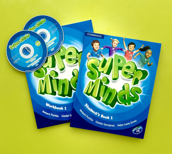 Комплект Super Minds 1: Student's Book and Workbook (Учебник, рабочая ...