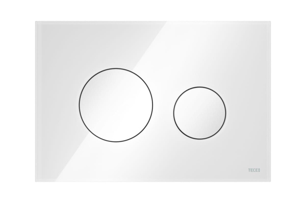 Кнопка смыва TECE TECELoop 9240650 белое стекло - купить инсталляцию по выгодной цене в интернет ...