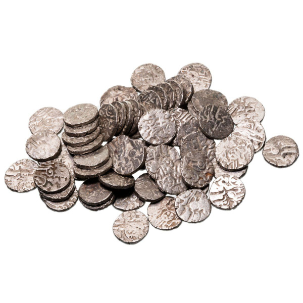 Раджпутана и Пенджаб, джитал XII-XIII век, анонимный выпуск, м д Северная Индия, Серебро, в ...