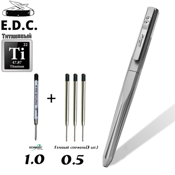 Pioneer EDC Ручка Шариковая, Гелевая, цвет: Черный - купить с доставкой ...