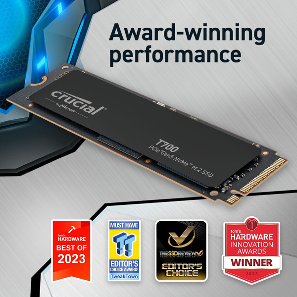 Crucial 4 ТБ Внутренний SSD-диск Crucial T700 4TB,PCIE5.0 ...