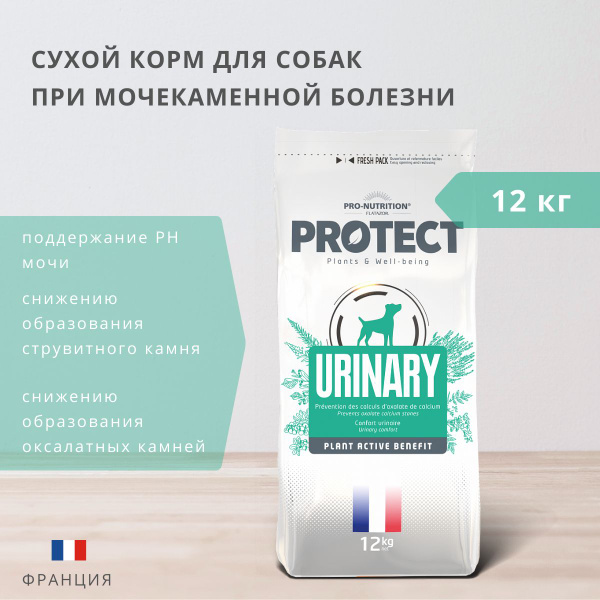 Корм для домашних животных Flatazor Protect Urinary Dog для собак, 12 ...