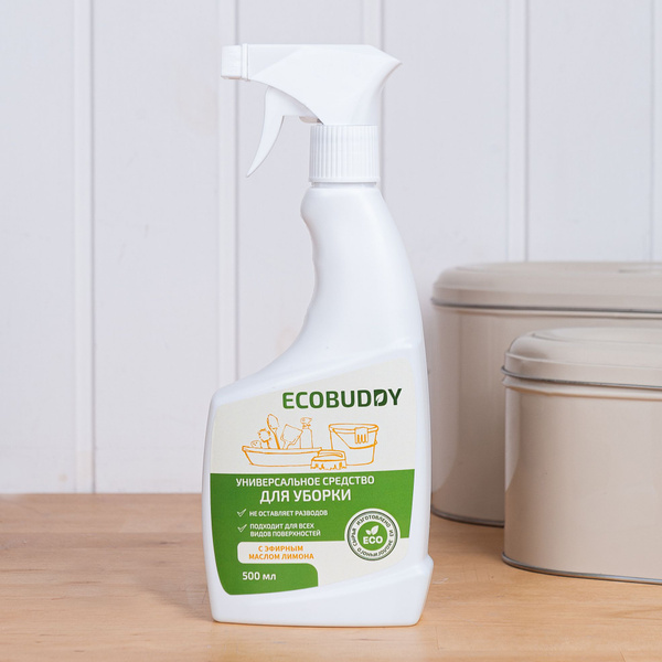 Универсальное средство для уборки ECOBUDDY 0.5л - купить с доставкой по выгодным ценам в ...