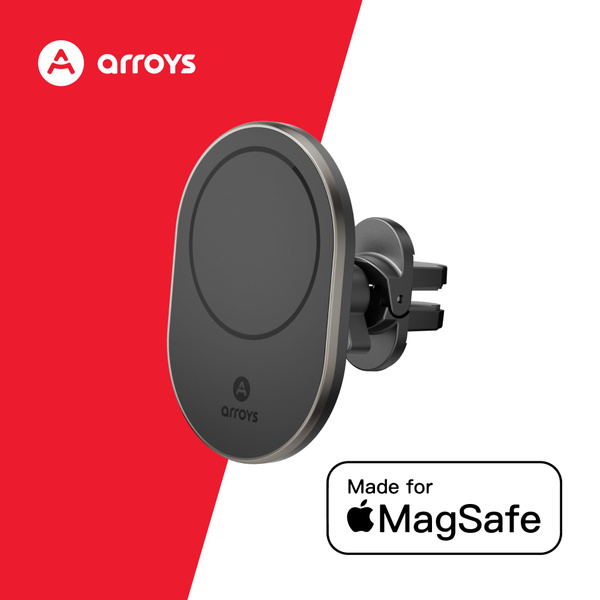 Держатель для iPhone автомобильный в вентиляцию Arroys Vent-MS2 с креплением MagSafe купить на ...