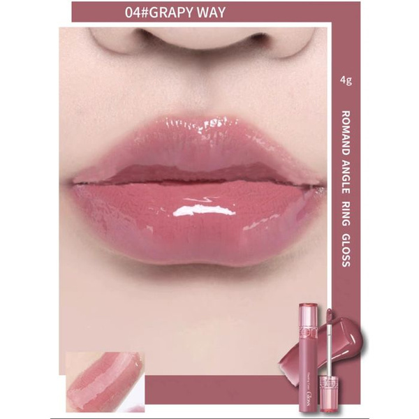 Глянцевый блеск для губ romand Glasting Color Gloss 04#grapy way ...