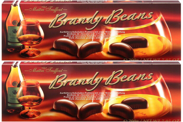 Характеристики Шоколадные конфеты Бренди в шоколаде, "Brandy Beans",2шт ...