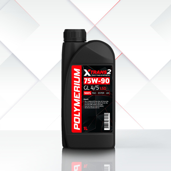 Масло трансмиссионное XTRANS2 75w-90 GL 4/5 POLYMERIUM, синтетическое ...