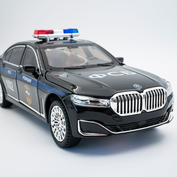 Детская полицейская машинка ФСБ BMW 7 (1:24), металлическая машинка Бмв - купить с доставкой по ...