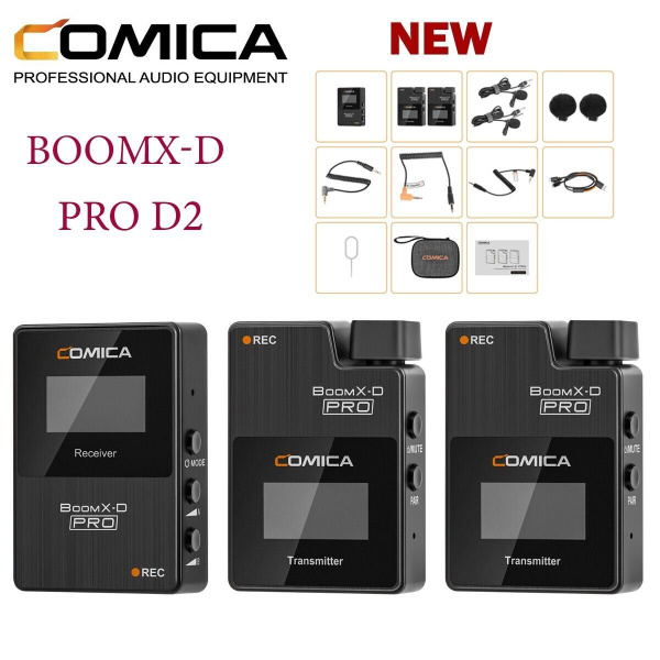 Микрофон COMICA BoomX-D PRO D2 Black - купить по выгодной цене в ...