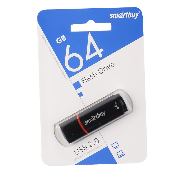 USB-флеш-накопитель SmartBuy SB64GBCRW-K - купить по выгодной цене в ...