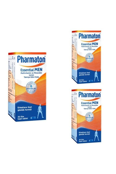 Pharmaton Essential Men 30 таблеток 3 баночки - купить с доставкой по ...