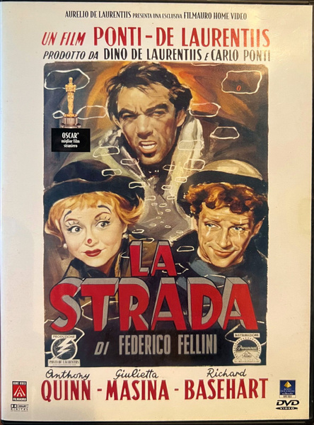 La Strada, Дорога, 1954 (реж. Федерико Феллини), DVD, итальянское ...