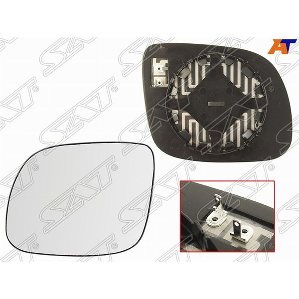 Зеркальный элемент левый для Шкода Октавия Тур 2000-2011, Skoda Octavia ...