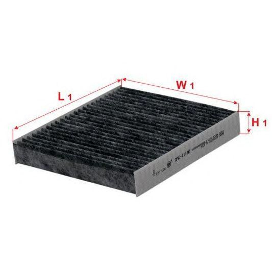 Фильтр салонный для Тойота Ярис 2005-2012 угольный, Toyota Yaris фильтр ...