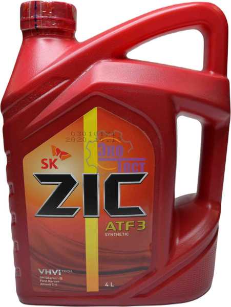 Жидкость для АКПП и ГУР ZIC ATF 3 полусинтетическое 4 л. купить c доставкой на OZON по низкой ...