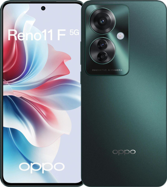 Смартфон OPPO Reno 11F CPH2603 256 ГБ 8 ГБ Зеленый OLED/AMOLED 2 SIM ...