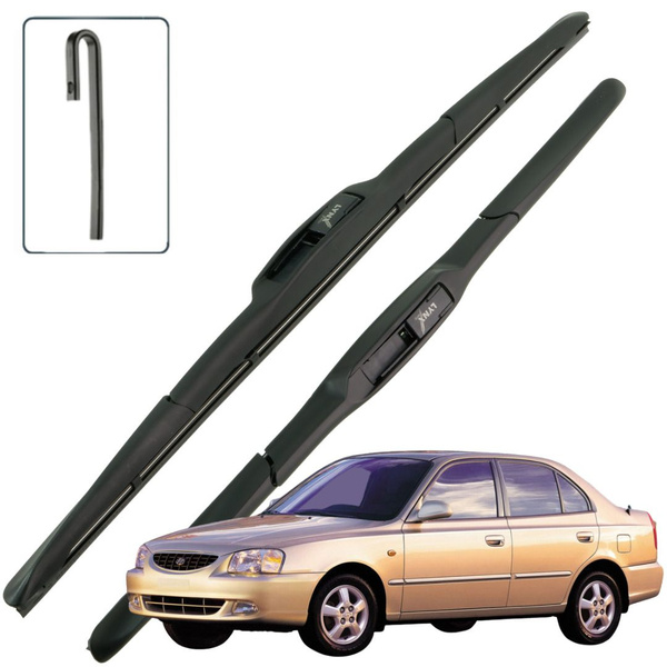 Дворники Hyundai Accent LC / Хендай Акцент седан 1999 2000 2001 2002 ...