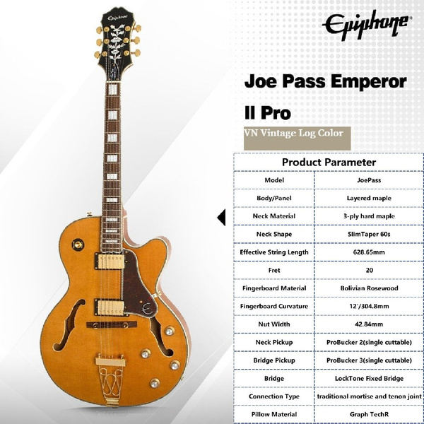 Электрогитара EPIPHONE Joe Pass Emperor II Pro (Gibson Авторизованный ...