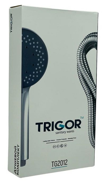 Trigor Душевой комплект trigor tg темно-серый, хром купить на OZON по ...