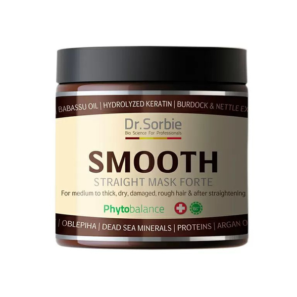 DR.SORBIE Smooth Straight Mask Forte, Маска разглаживающая для пористых ...