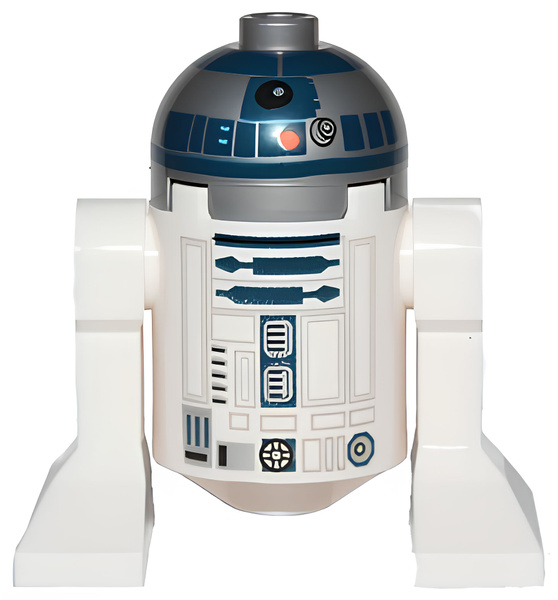 Минифигурка Lego Star Wars Astromech Droid, R2-D2, Flat Silver Head ...