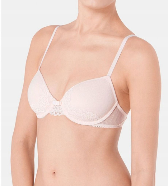 Бюстгальтер Женский TRIUMPH спейсер, размер 80B персиковый Повседневный Марокко Крючки ...