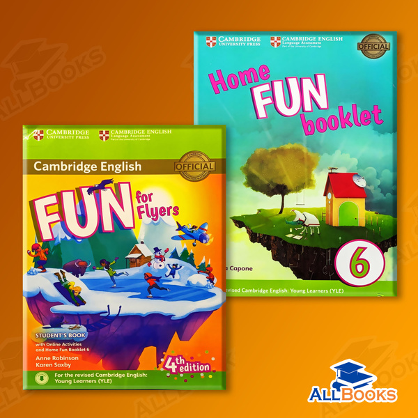 Fun For Flyers комплект student's book + home fun booklet 6 + CD ...