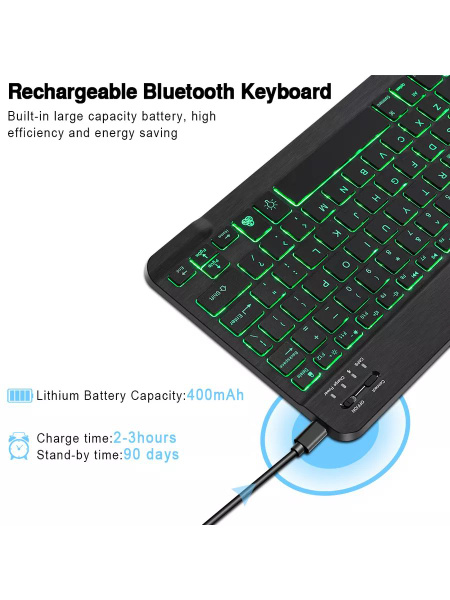 Ножничная, Мембранная клавиатура IMICE Keyboard_BT купить по низкой ...