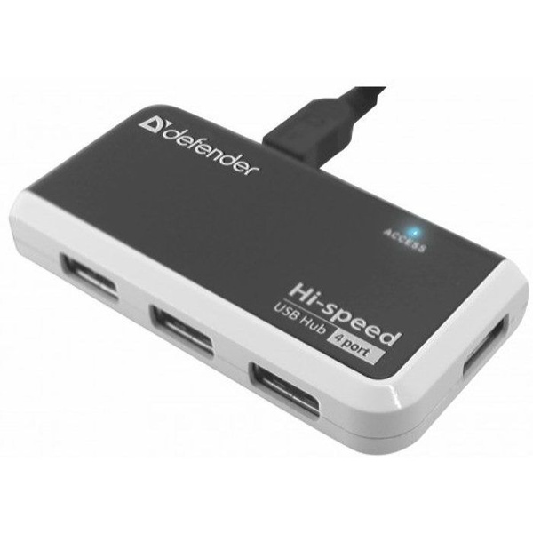 USB-концентратор,разветвитель USB Defender Quadro Infix хаб ...