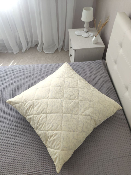 Подушка для сна 70х70, лебяжий пух, гипоаллергенная, 2 шт 70x70 ...